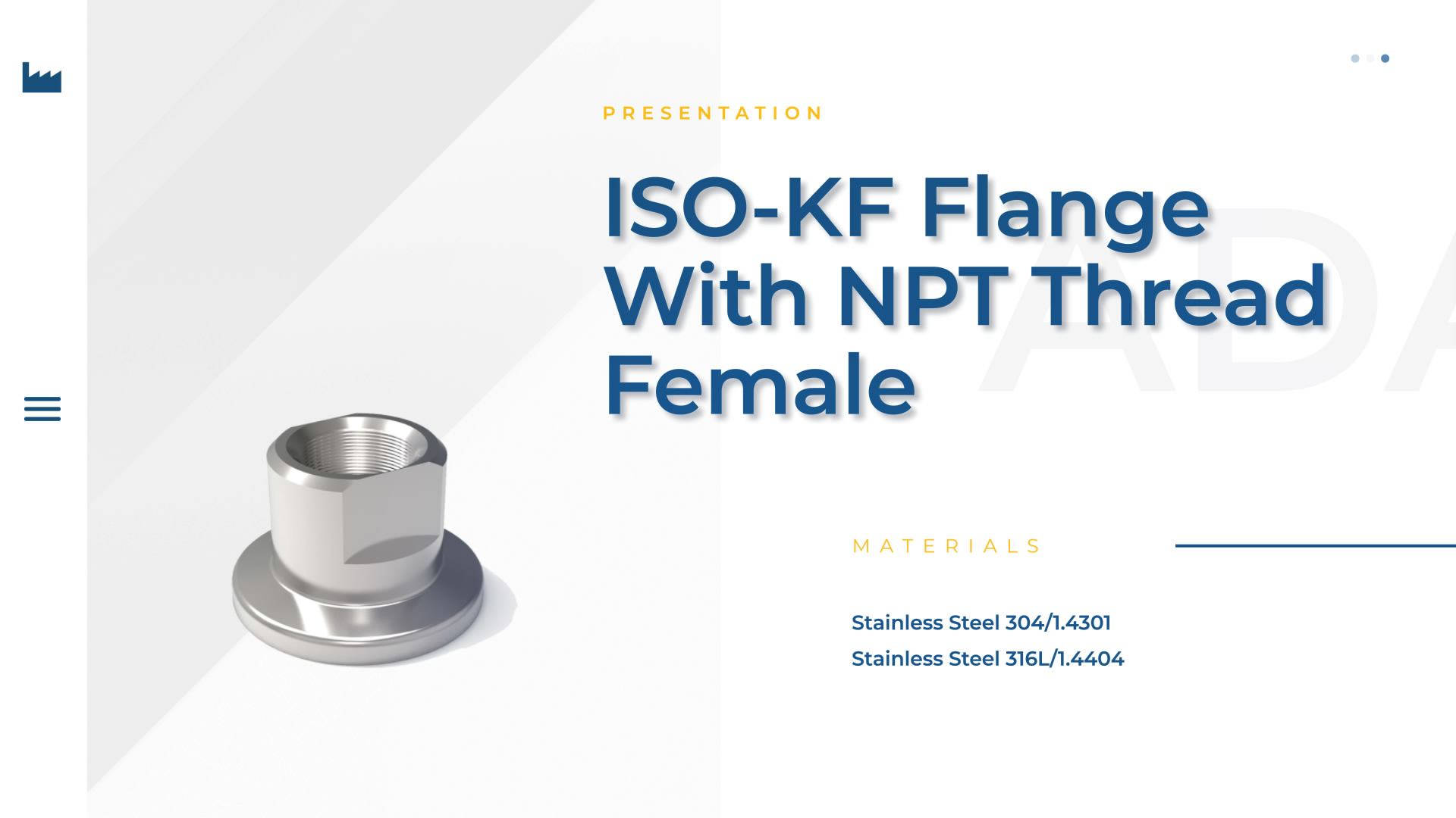 ISO-KF ADAPTERS – Anadolu Vacuum