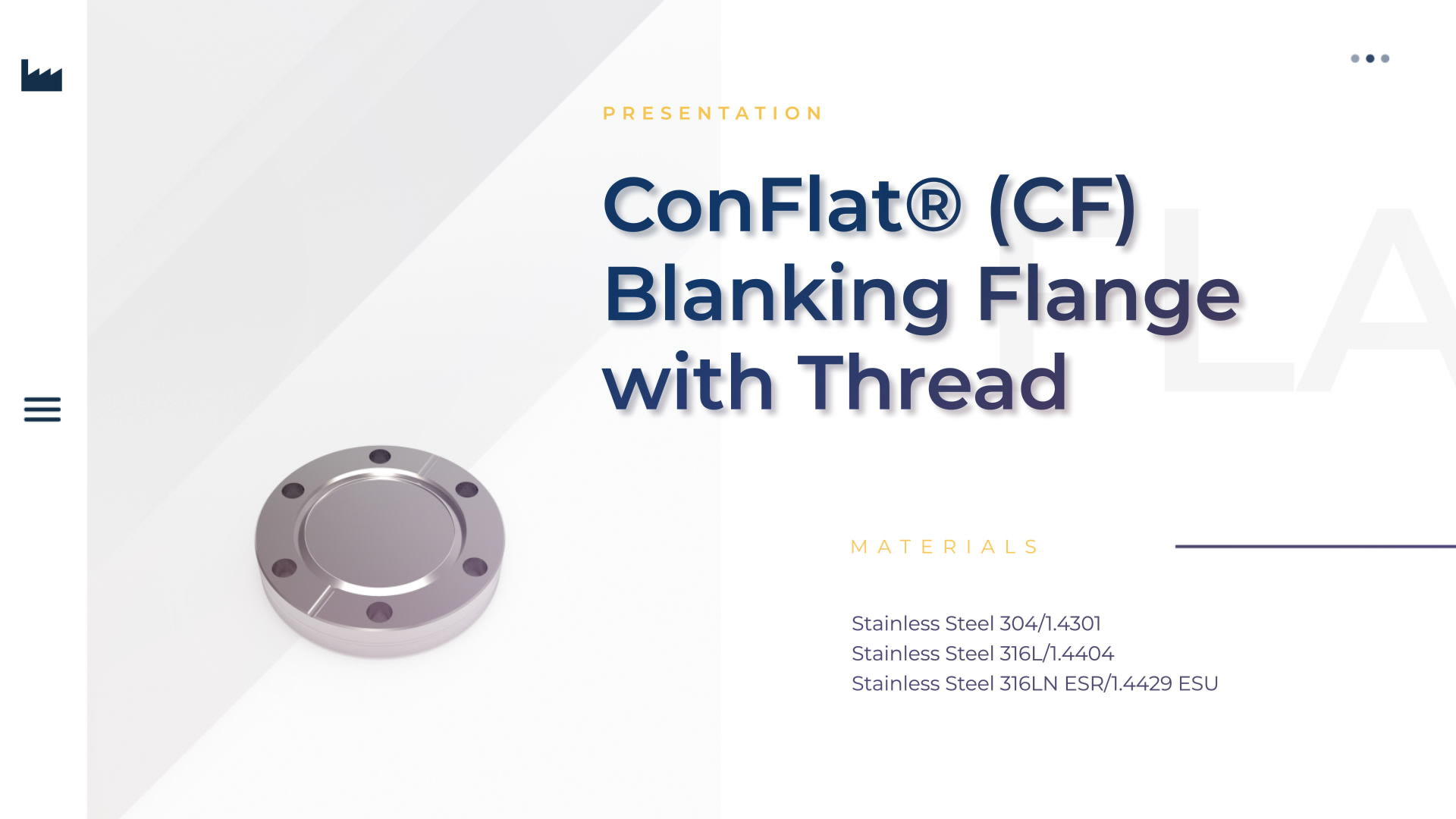 CF FLANGES – Anadolu Vacuum